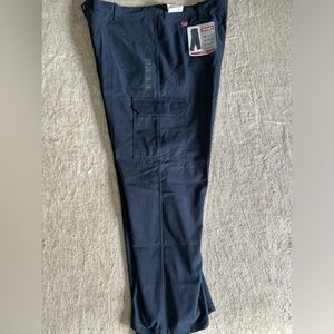Wrangler | Pants | Nwt Wrangler Workwear Cargo Relaxed Fit Navy Blue ...